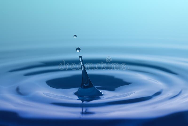 Falling drop of water stock photo. Image of shiny, rain - 130125388