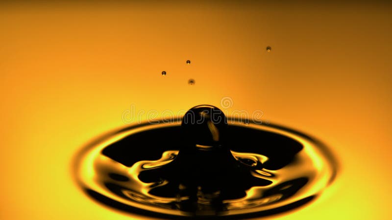 Fuel Drop Falling in Super Slow Motion Stock Video - Video of ...