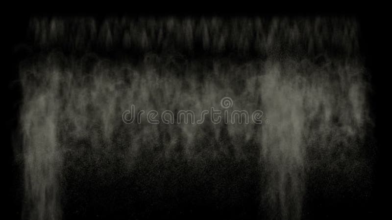 Falling Dust Particles Motion Graphics with Green Screen Background ...