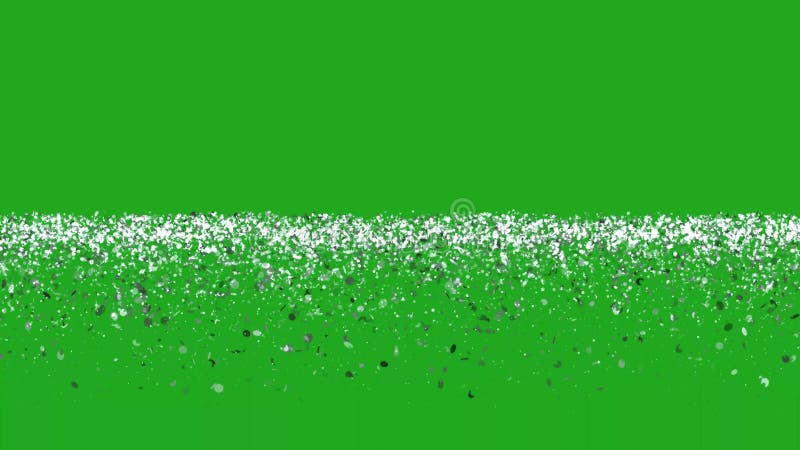 Falling Dust Particles from the Horizontal Line on Green Screen Stock ...