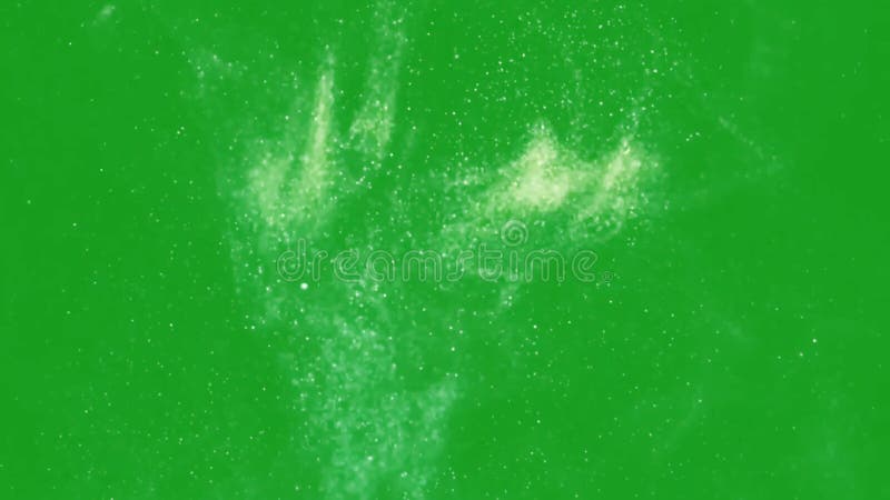 Falling Dust Particles Motion Graphics with Green Screen Background ...