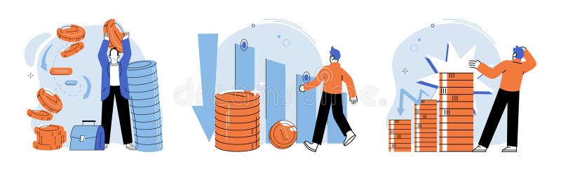 Falling Economy. Economic Crises Chave Far-reaching Consequences on ...