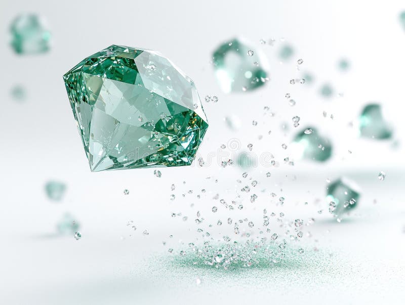 Falling Emeralds Stock Illustrations – 8 Falling Emeralds Stock ...