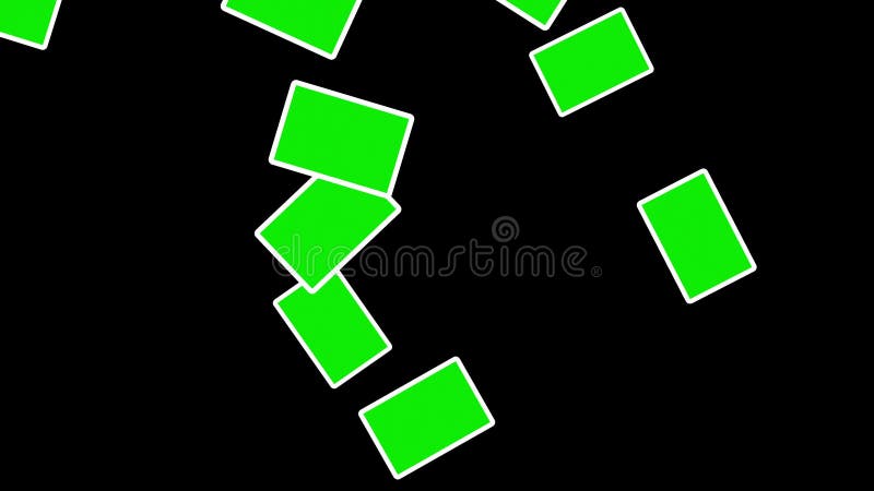 Empty Photo Frames Motion Graphics with Green Screen Background Stock ...