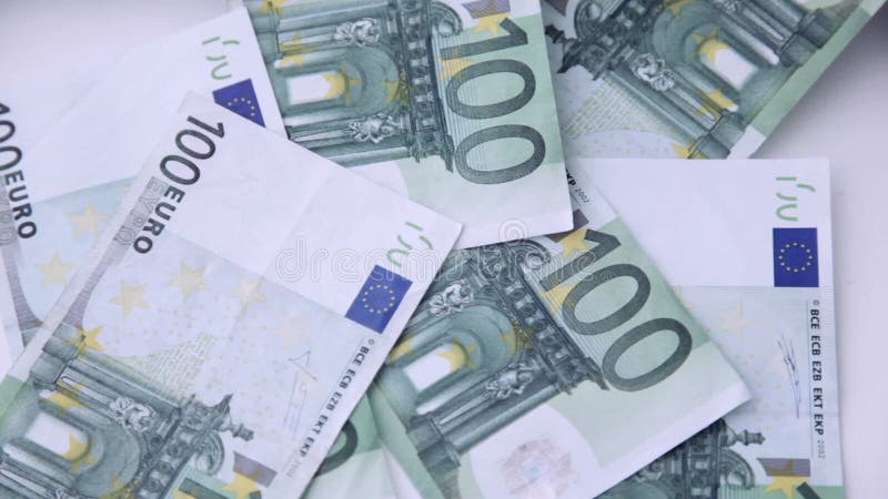 Euro Money.hands Counting Money Stock Footage - Video of eurozone, bill ...