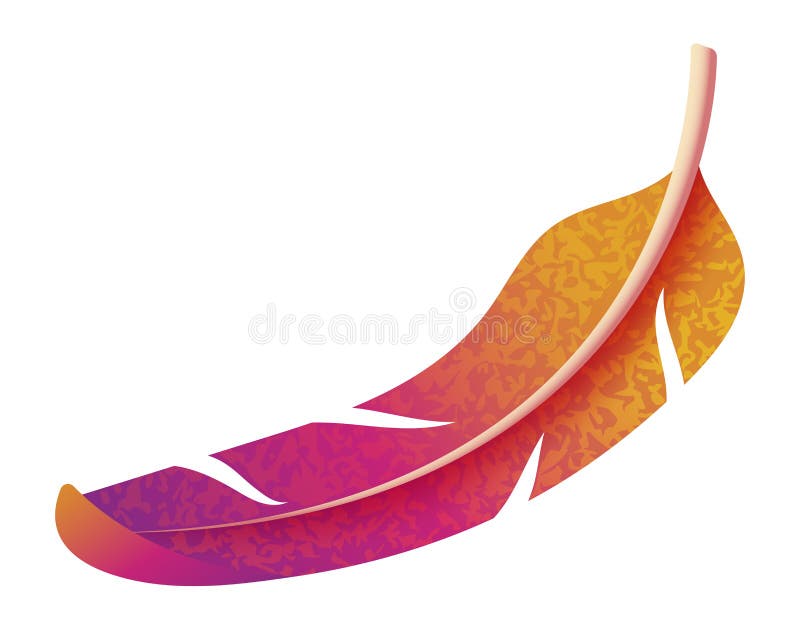 Falling Feather Elements Soft Vector Design. Stock Vector ...