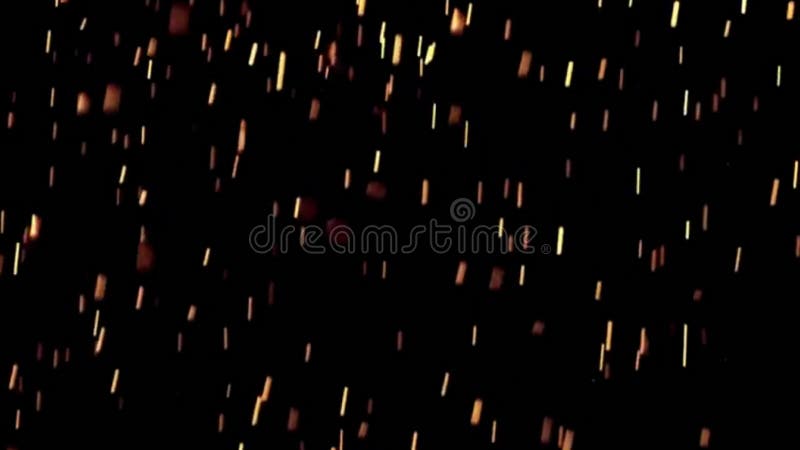 3d Falling Fire Particles, Effect of Flame, Computer Generated ...