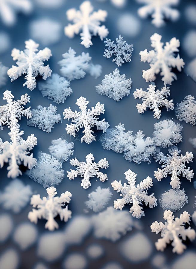 Falling flake with snow stock illustration. Illustration of light ...