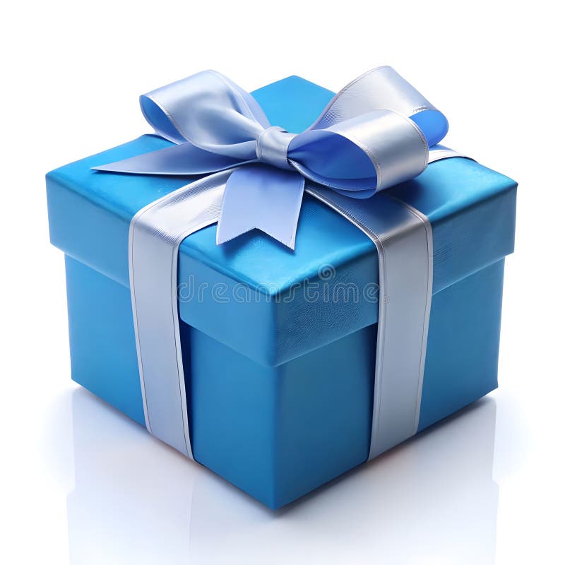 Falling Gift Boxes with Ribbons with White Background or Isolated Stock ...