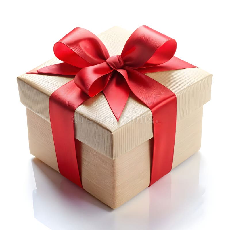 Falling Gift Boxes with Ribbons with White Background or Isolated Stock ...