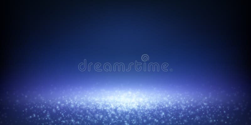 Falling Glittering Dust Spotlight, Luxury Blurred Lights Bokeh. Vector ...