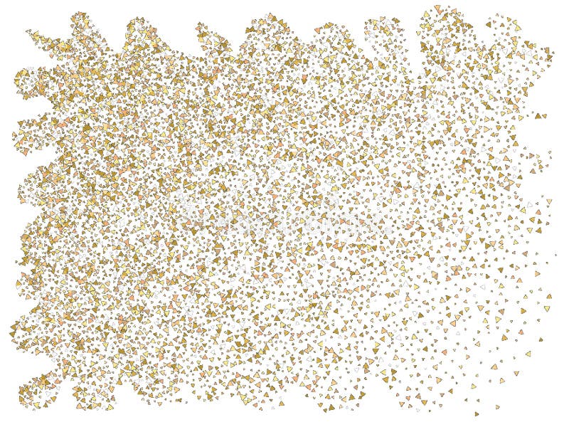 Falling golden triangles stock illustration. Illustration of gold ...