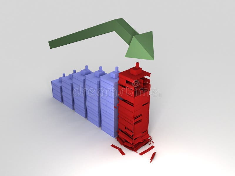 Falling Graph Picture. Image: 4208144