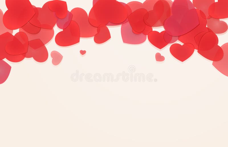 Falling heart header stock vector. Illustration of leaflet - 107422603