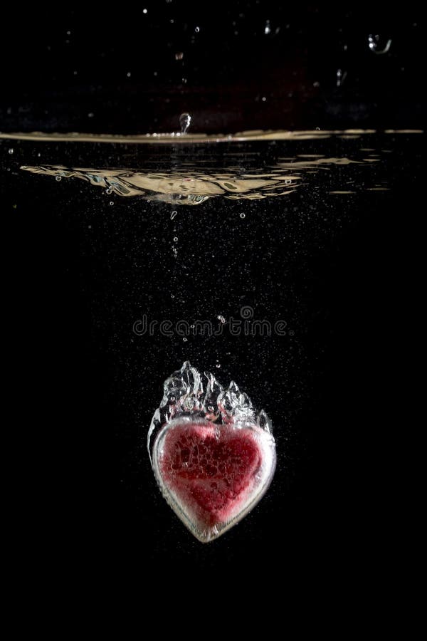 Falling heart stock image. Image of jump, acqua, fall - 69002003