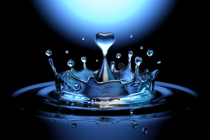 Heart In Water Wallpaper