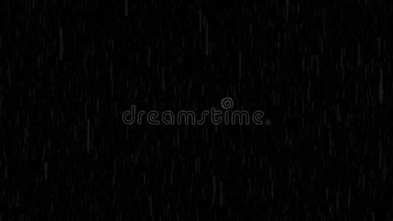 Falling Heavy Rain Overlay Loop Motion Graphic Background with Green ...