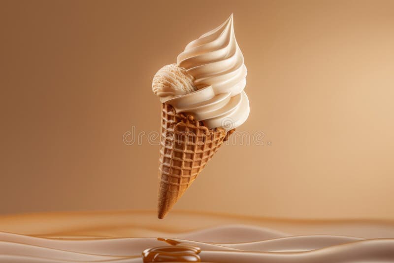 Falling Ice Cream Cone stock photo. Image of falling - 315437236