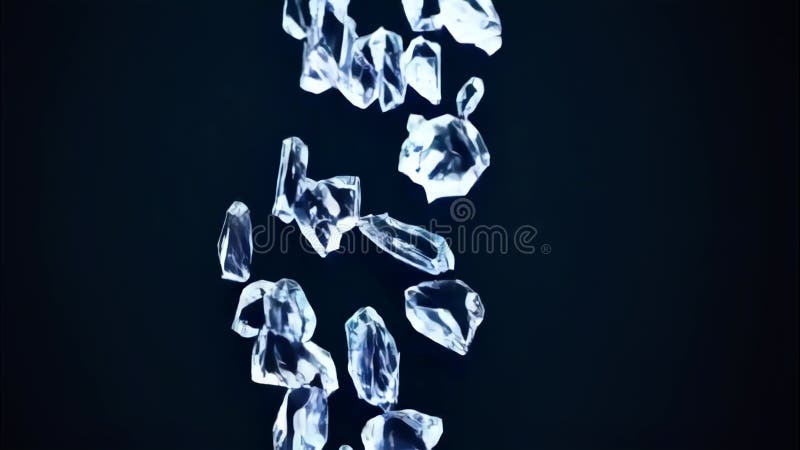 Falling Ice Crystals stock video. Video of dance, snow - 374421663