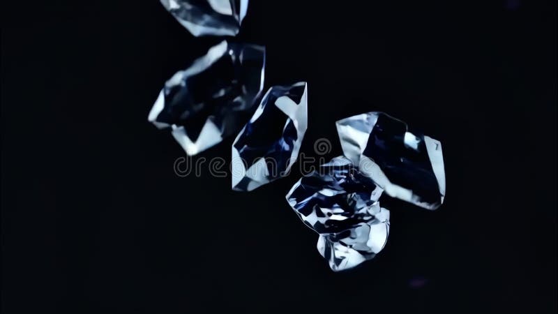 Falling Ice Crystals stock video. Video of harmony, ethereal - 374421711