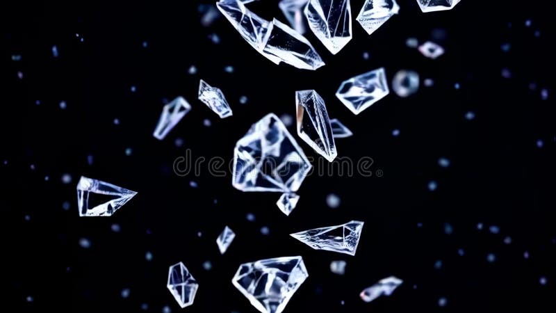 Falling Ice Crystals stock video. Video of cold, beauty - 374421797