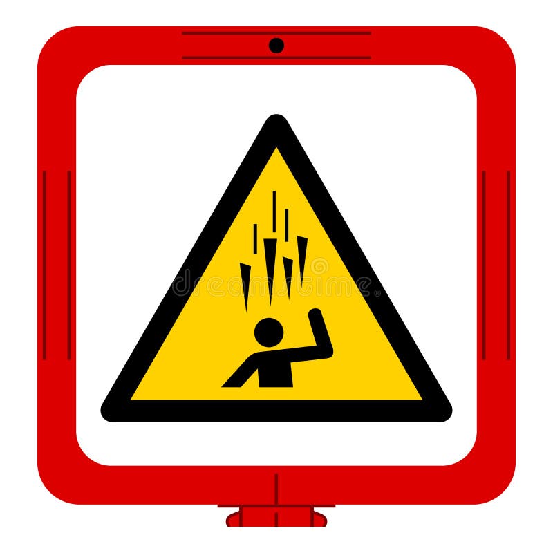 Falling Ice Symbol Sign, Vector Illustration, Isolate On White ...