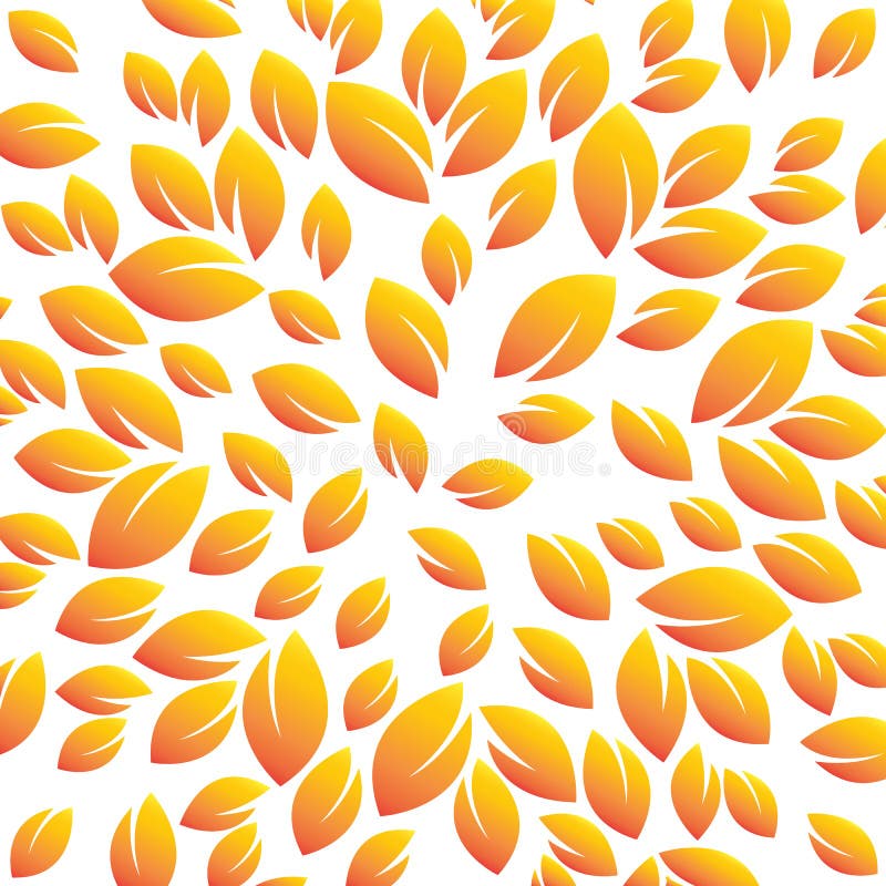 Falling Leaf Autumn Pattern Stock Vector - Illustration of fall, garden ...