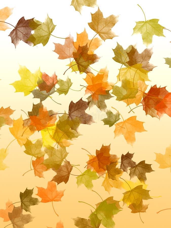 Falling leaves stock illustration. Illustration of backgrounds - 4796828