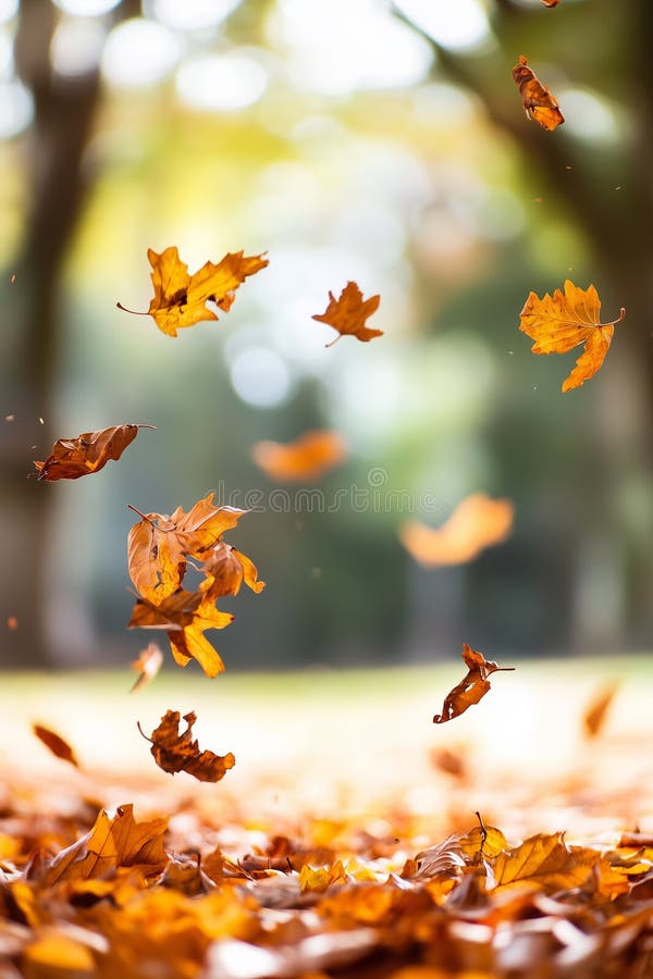 The Falling Leaves Evoke a Sense of Longing and Remembrance, Making it ...