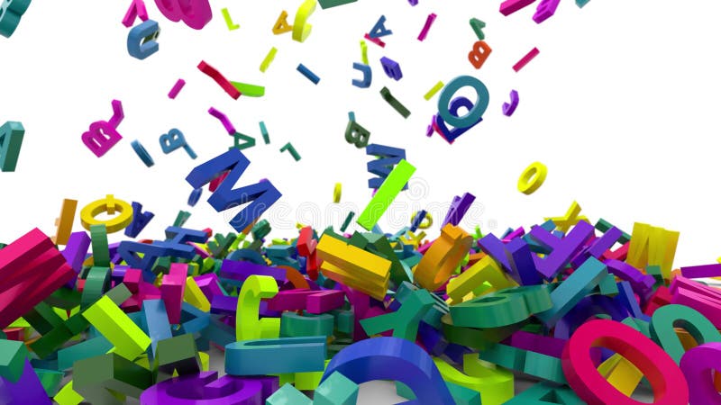 The Letters of the Alphabet Stock Footage - Video of error, design ...