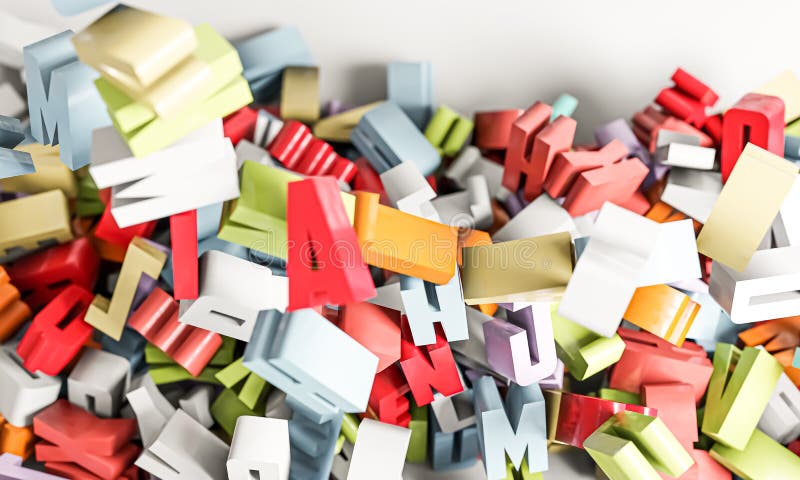 Falling letters stock illustration. Illustration of falling - 42443560