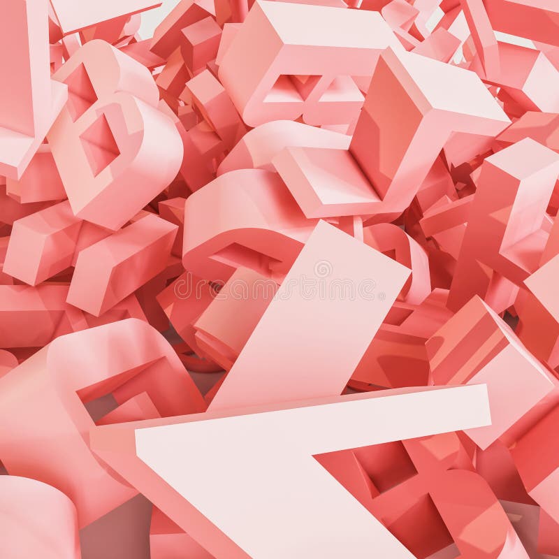 Falling letters stock illustration. Illustration of learning - 200159127