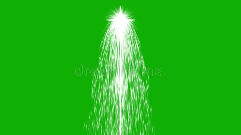 Falling Light Streaks Motion Graphics with Green Screen Background ...