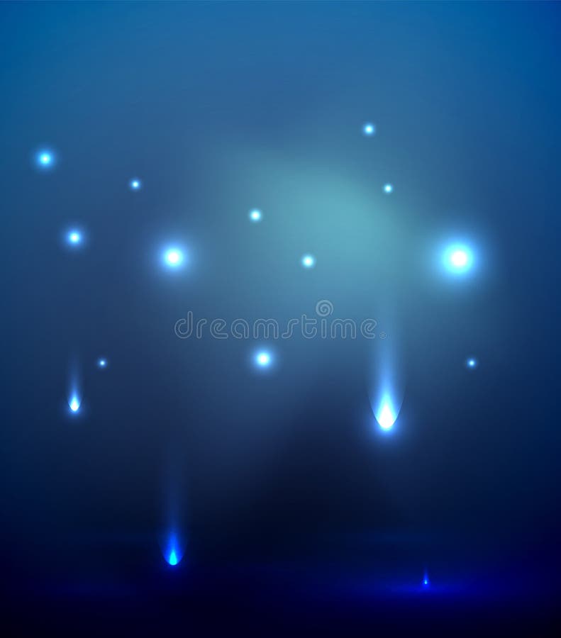 Falling lights in darkness stock vector. Illustration of effect - 91642251