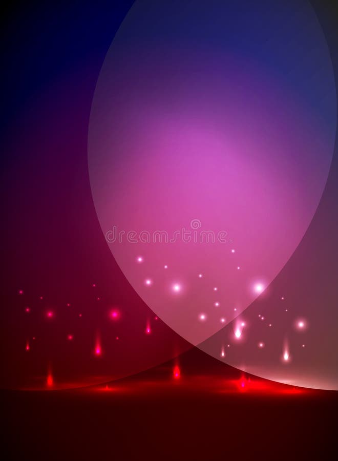 Falling lights in darkness stock vector. Illustration of carnival ...