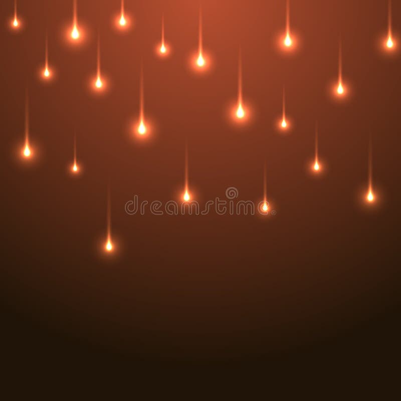 Falling Lights on Red Background Stock Vector - Illustration of falling ...