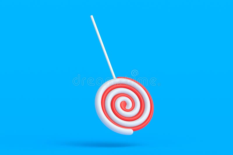 Falling lollipop on stick stock illustration. Illustration of flavor ...
