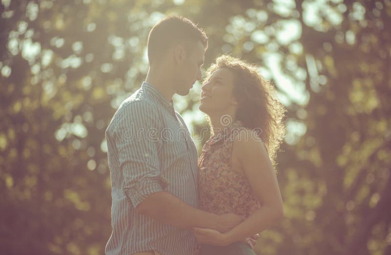 Falling in Love is so Much Fun Stock Image - Image of husband, male ...