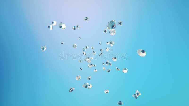 Falling diamonds stock footage. Video of artificial, definition - 41477440
