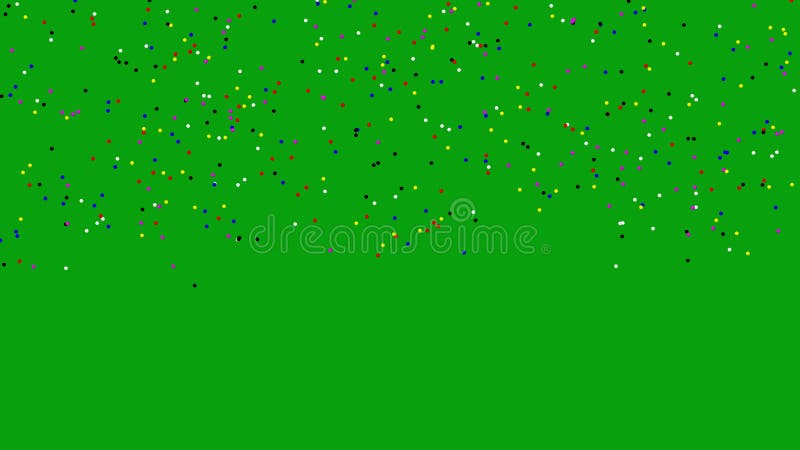 Falling Magic Colour Particles with Green Screen Background Stock Video ...
