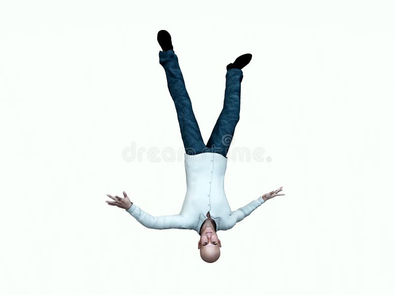 Falling Man 12 stock image. Image of conceptual, body - 3696551