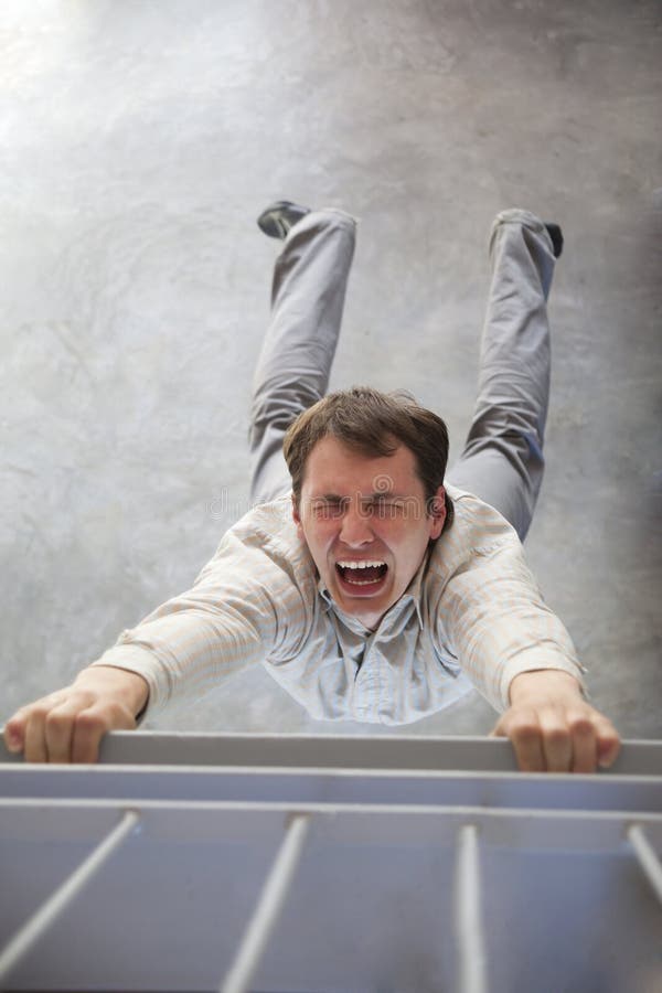 Falling man stock photo. Image of adult, hanging, falling - 9064484