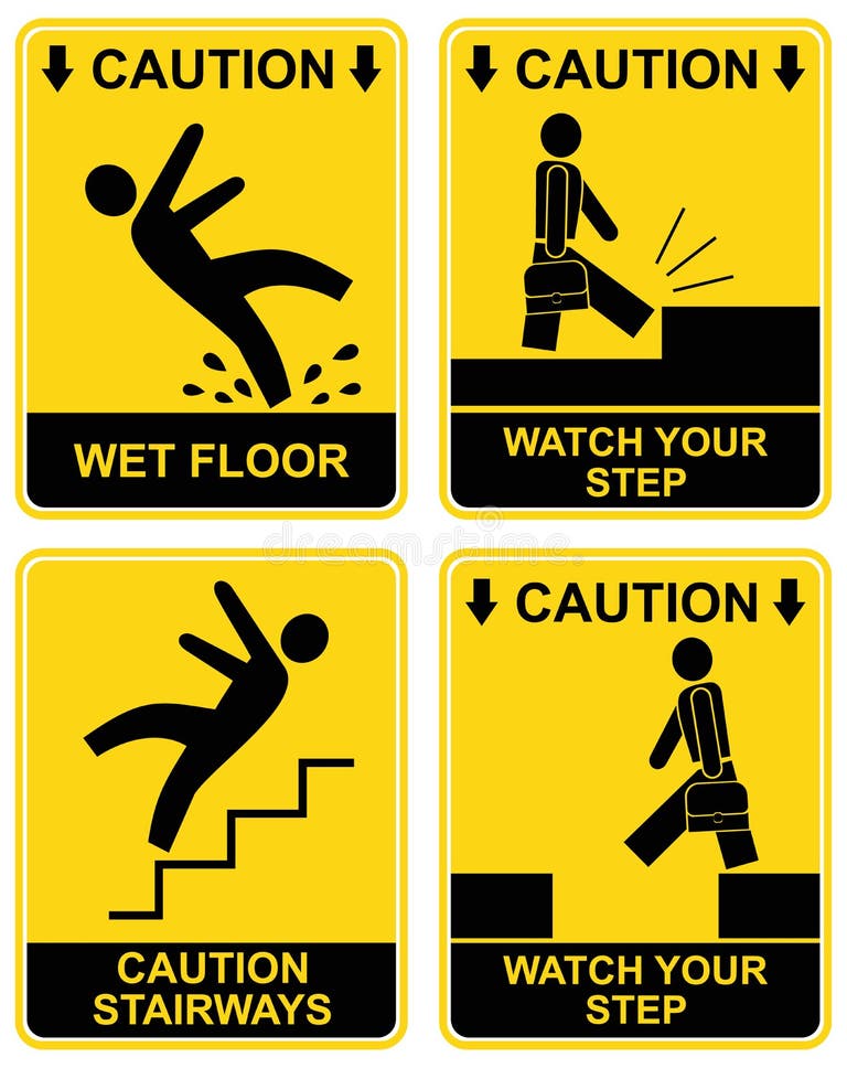 Falling Man Caution Sign Stock Illustrations – 1,045 Falling Man ...