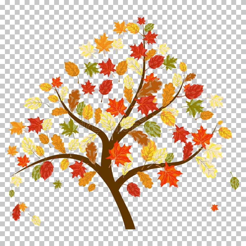 Falling maple leaves stock vector. Illustration of background - 151051942