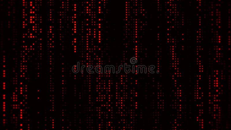 Matrix of Glowing Mathematical Symbols and Formulas with Complex ...