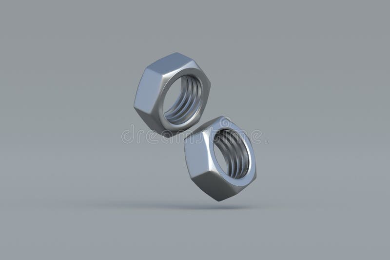 Metal Bolt on Black Background. Construction Materials. Industrial ...