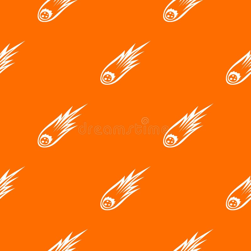 Falling Meteor with Long Tail Pattern Seamless Stock Vector ...