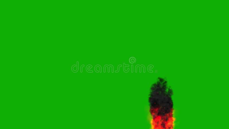 Falling Meteor Motion Graphics with Green Screen Background Stock Video ...