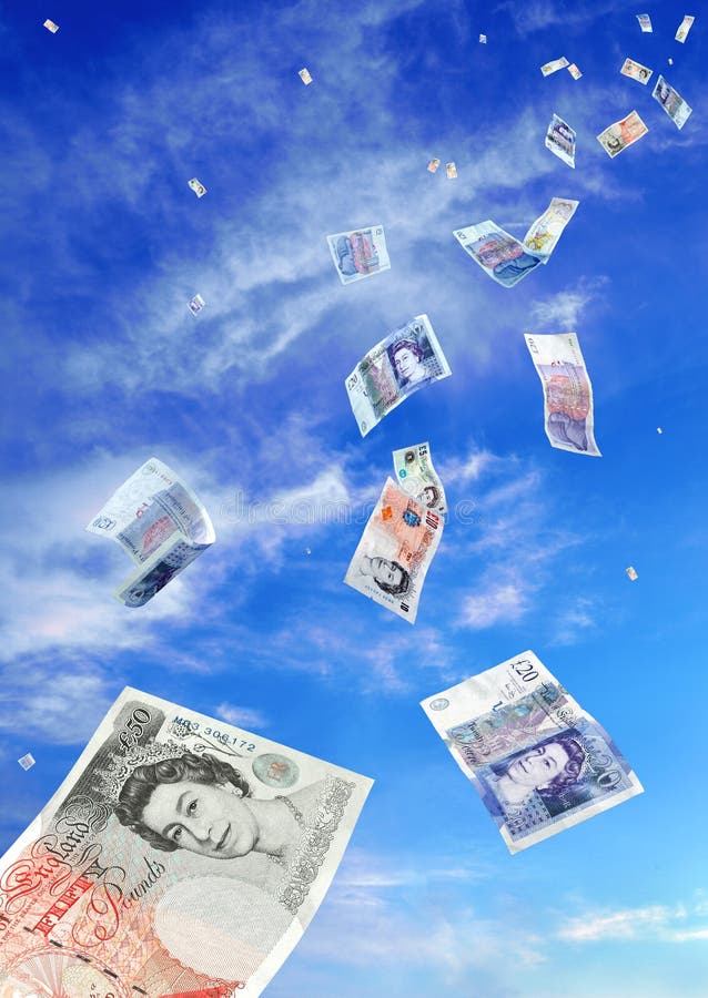 Raining Money editorial photography. Image of british - 45664227