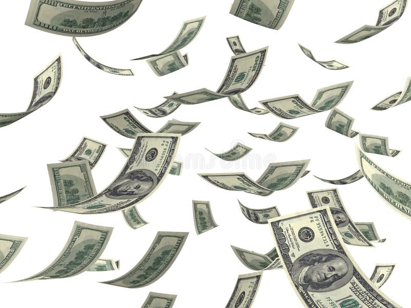 Falling money stock illustration. Illustration of cash - 7254316